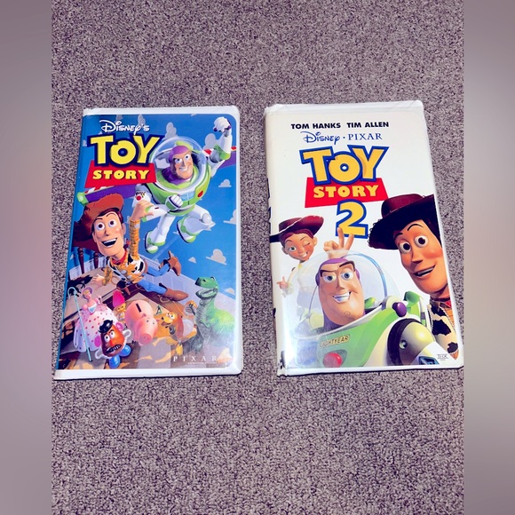 Disney | Media | 6 Movies Vhsdvds Toy Story 1 1995 Toy Story 2 2000 Vhs ...